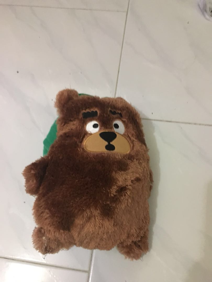 Emirates bear stuff toy with blanket inside, Hobbies & Toys, Toys ...