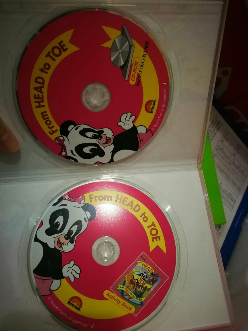 DWE 迪士尼美語世界 - From Head to Toe with Zippy and his friend - Active Book ( 日版 ), 興趣及遊戲, 手作＆自家設計 ...