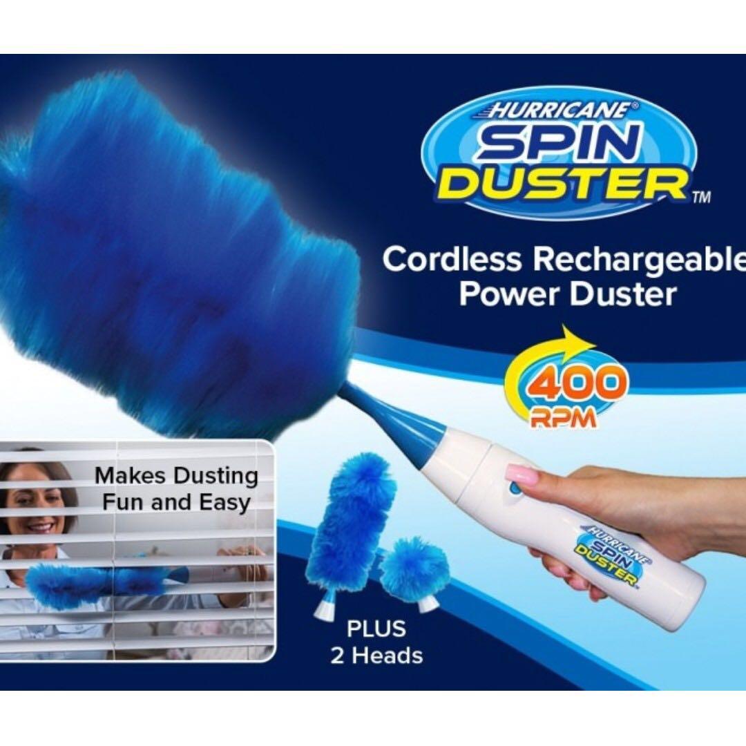 Hurricane Spin Duster Motorized Dust Wand By BulbHead Electric Duster ...