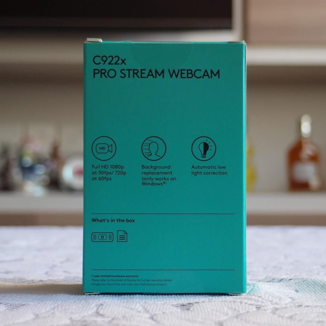 Logitech C922x 1080p Pro Stream Webcam, Computers & Tech, Parts ...