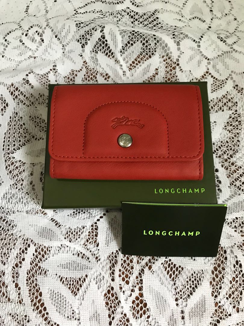 Longchamp coin card holder, Luxury, Bags & Wallets on Carousell