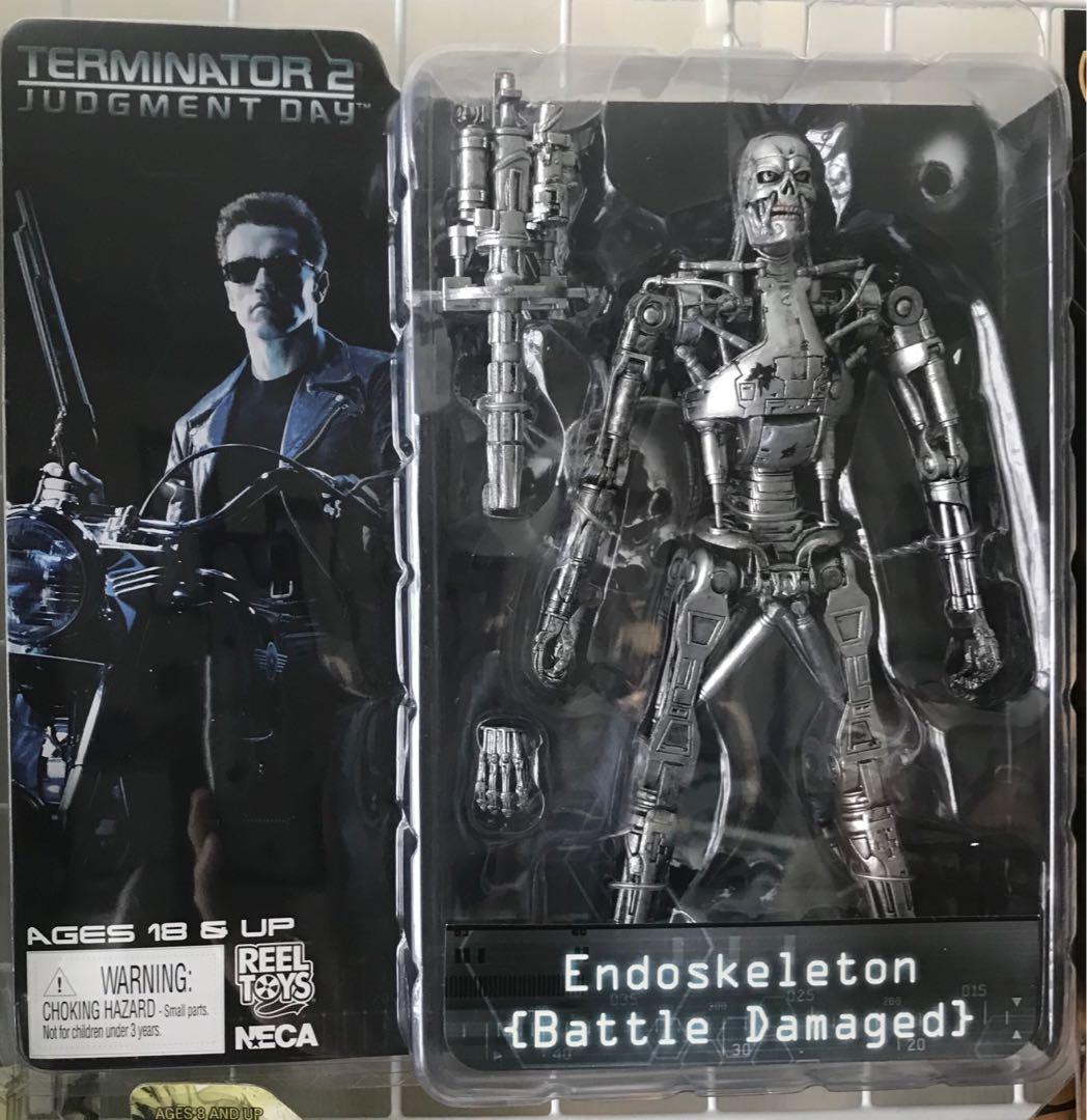 NECA TERMINATOR 2 JUDGMENT DAY ENDOSKELETON BATTLE DAMAGED 未來戰士 續集, 興趣及 ...