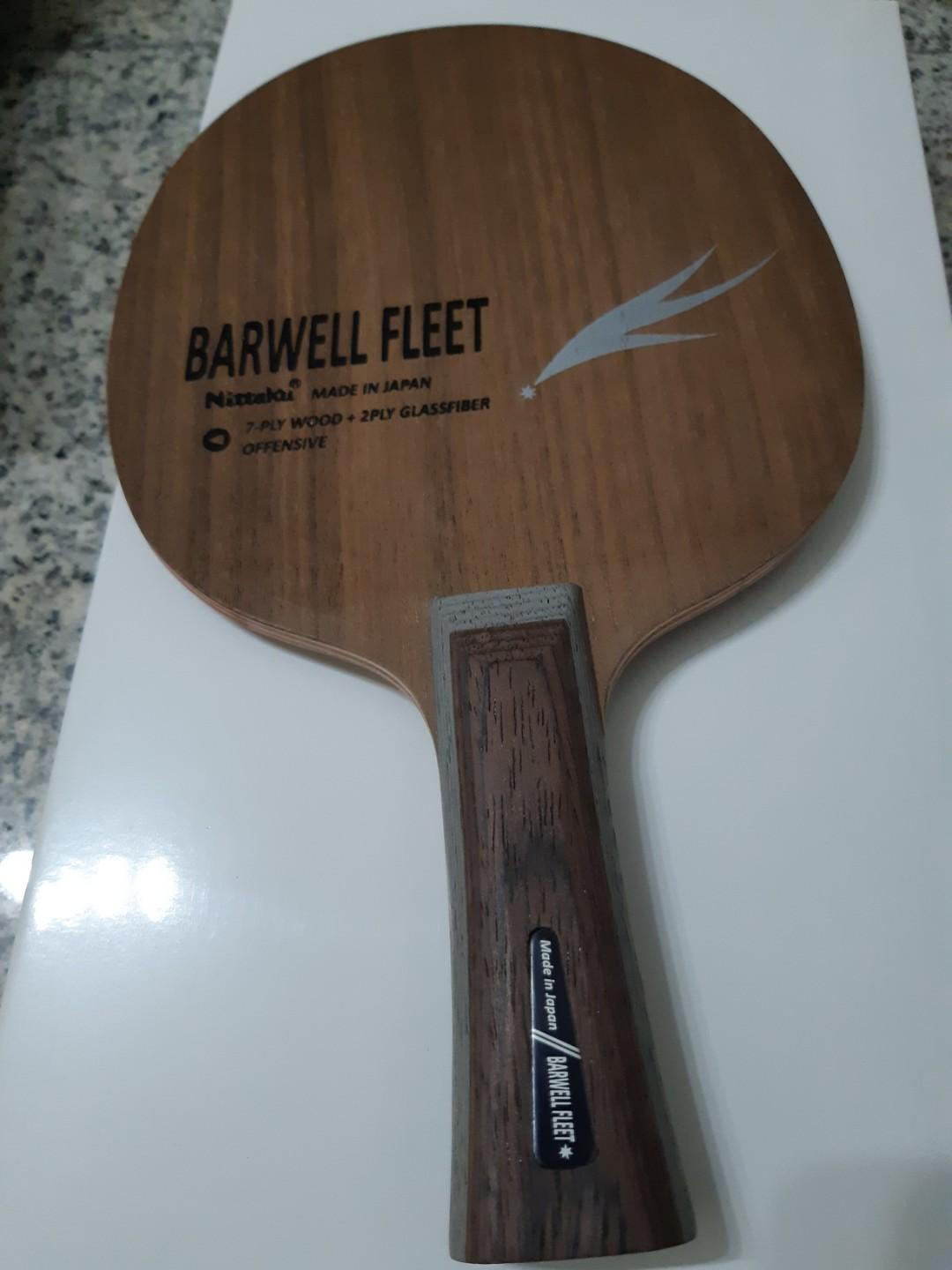 Nittaku Barwell Fleet FL, Sports Equipment, Sports & Games, Racket & Ball Sports on Carousell