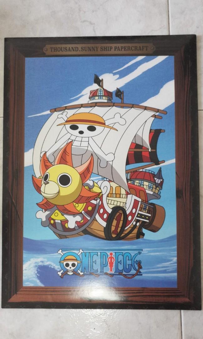 ONE PIECE Thousand Sunny papercraft ship, Hobbies & Toys, Toys & Games ...