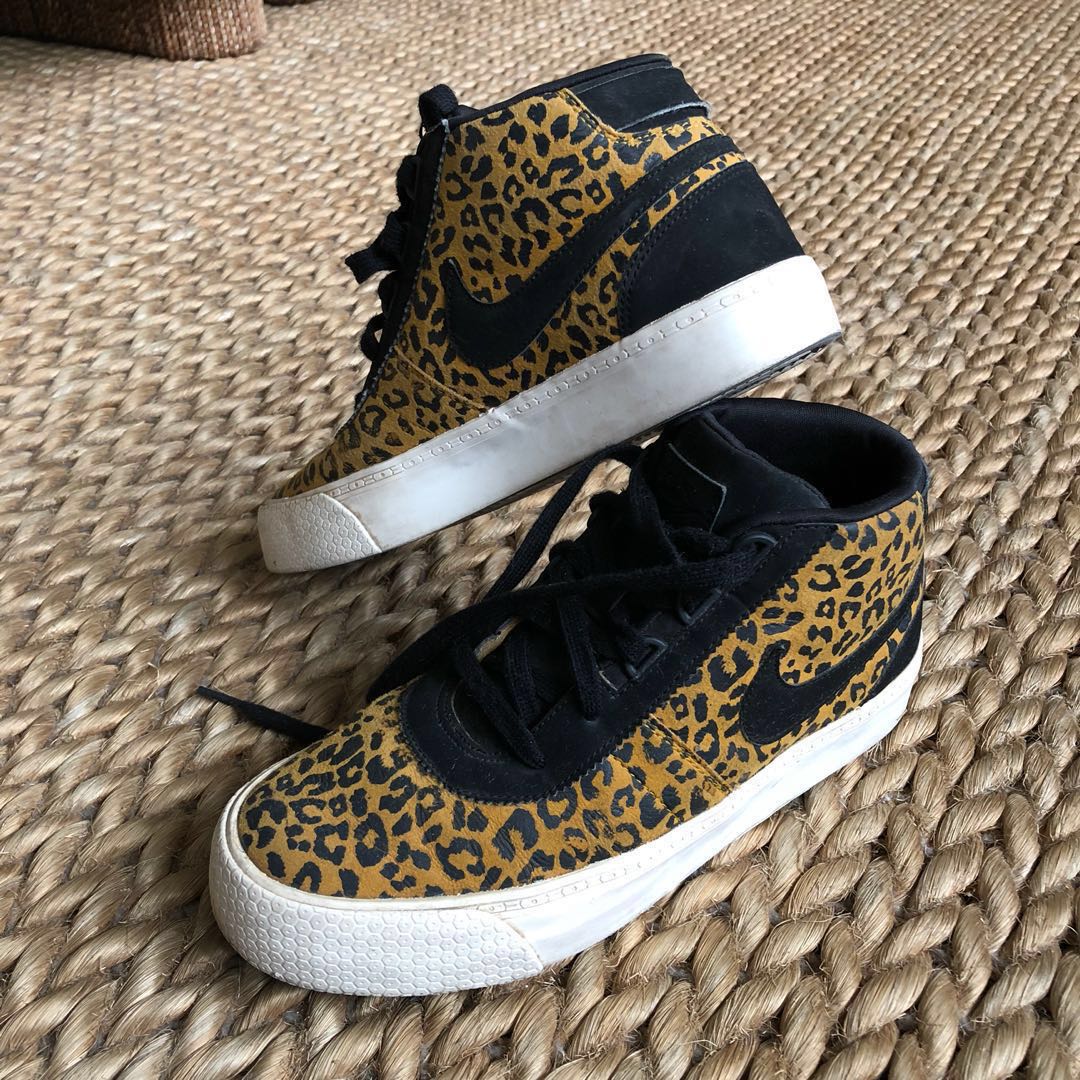 Original Nike Cheetah Print Dunks, Women's Fashion, Footwear, Sneakers ...