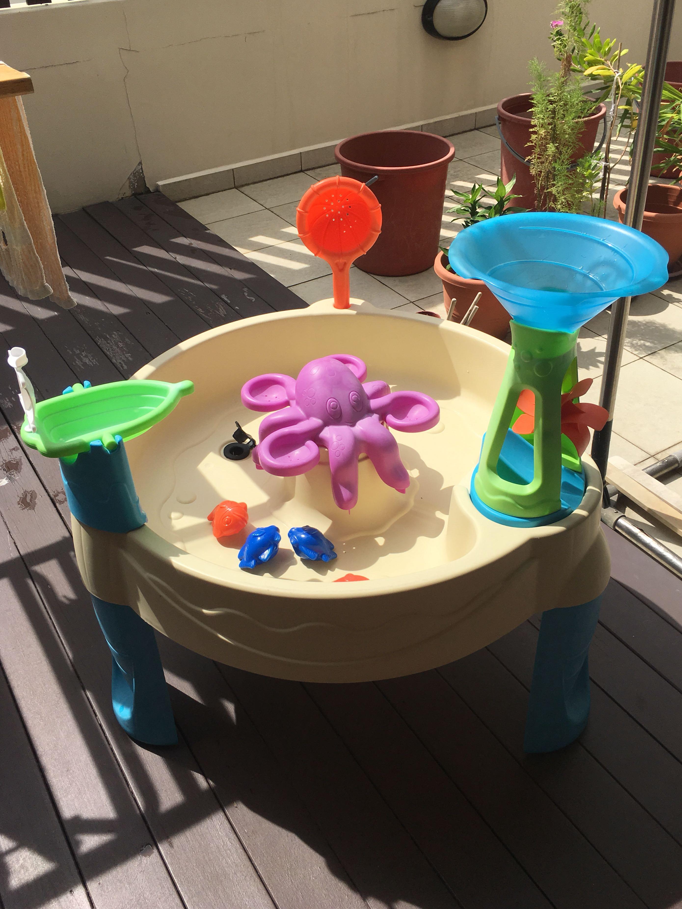 Preloved Step 2 whirl pool water play table, Babies & Kids, Baby ...