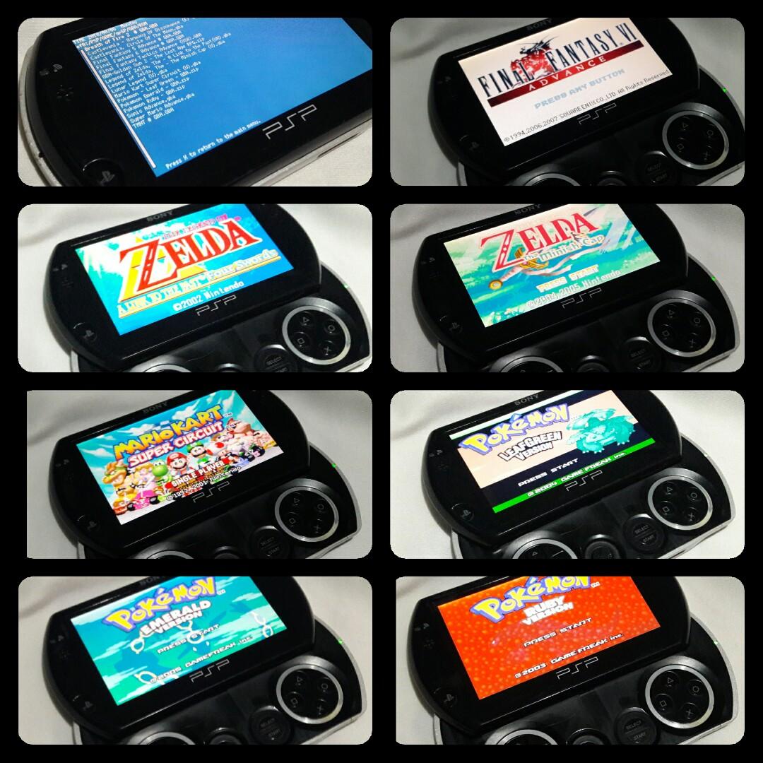 Psp go 16gb v6.20 full of games final fantasy resident evil god of war ...