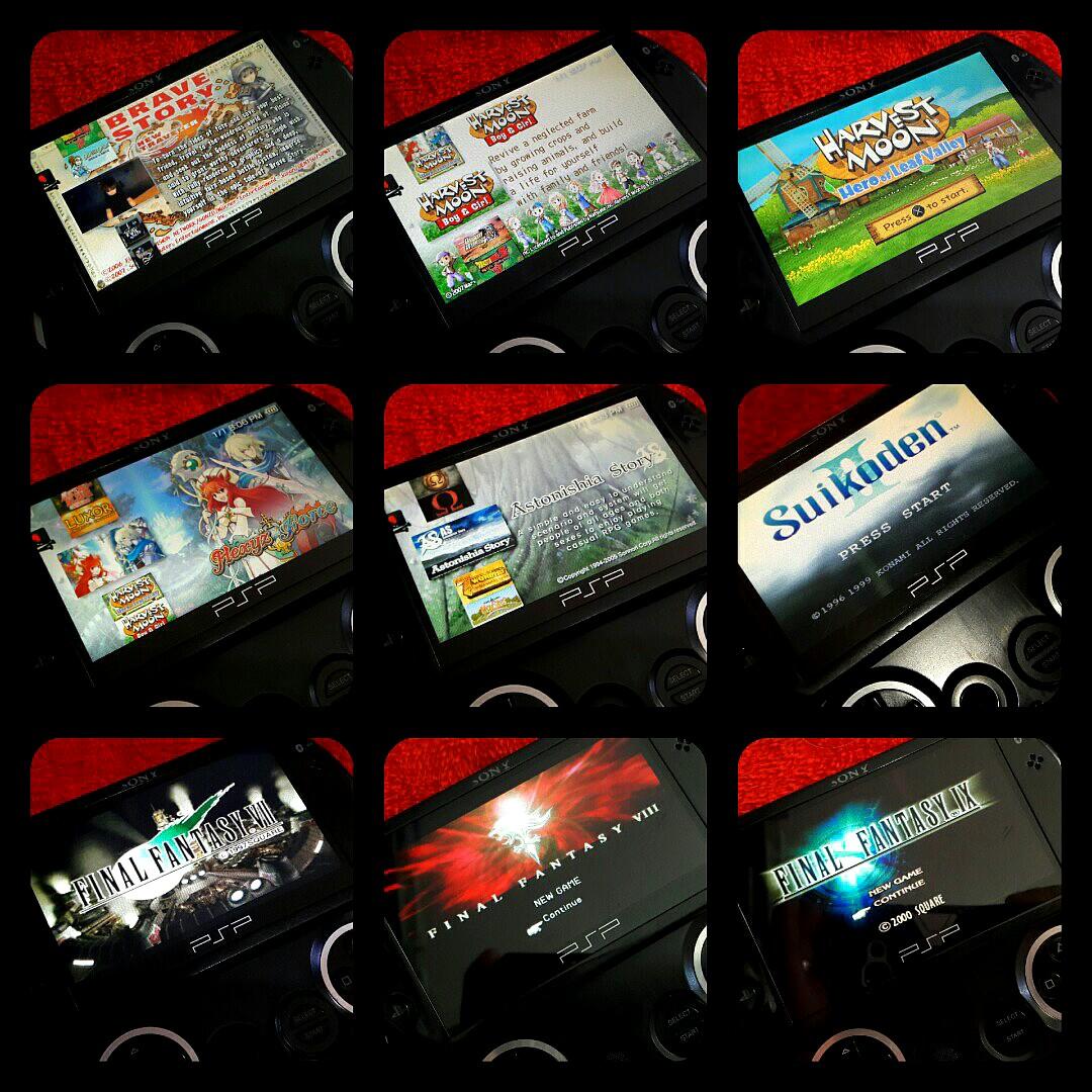 Psp go 16gb v6.20 full of games final fantasy resident evil god of war ...