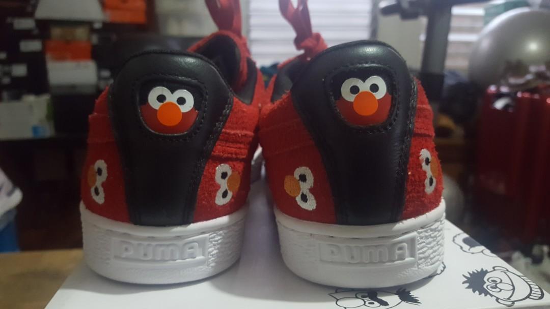 Sesame street x puma- elmo, Men's Fashion, Footwear, Sneakers on Carousell