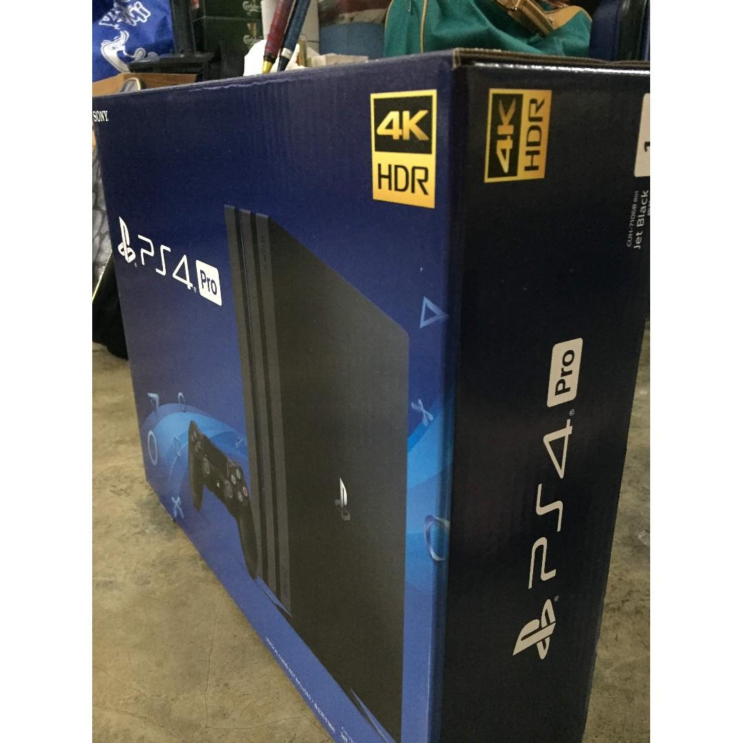 Sony PS4 Pro CUH-7106B PlayStation 4 Pro Console Player 8GB RAM 1TB Jet ...