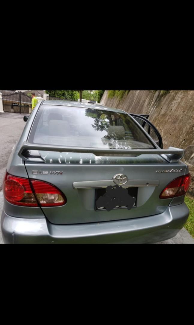 Toyota Corolla Altis 1.6/1.8 TRD Spoiler, Car Accessories, Accessories ...