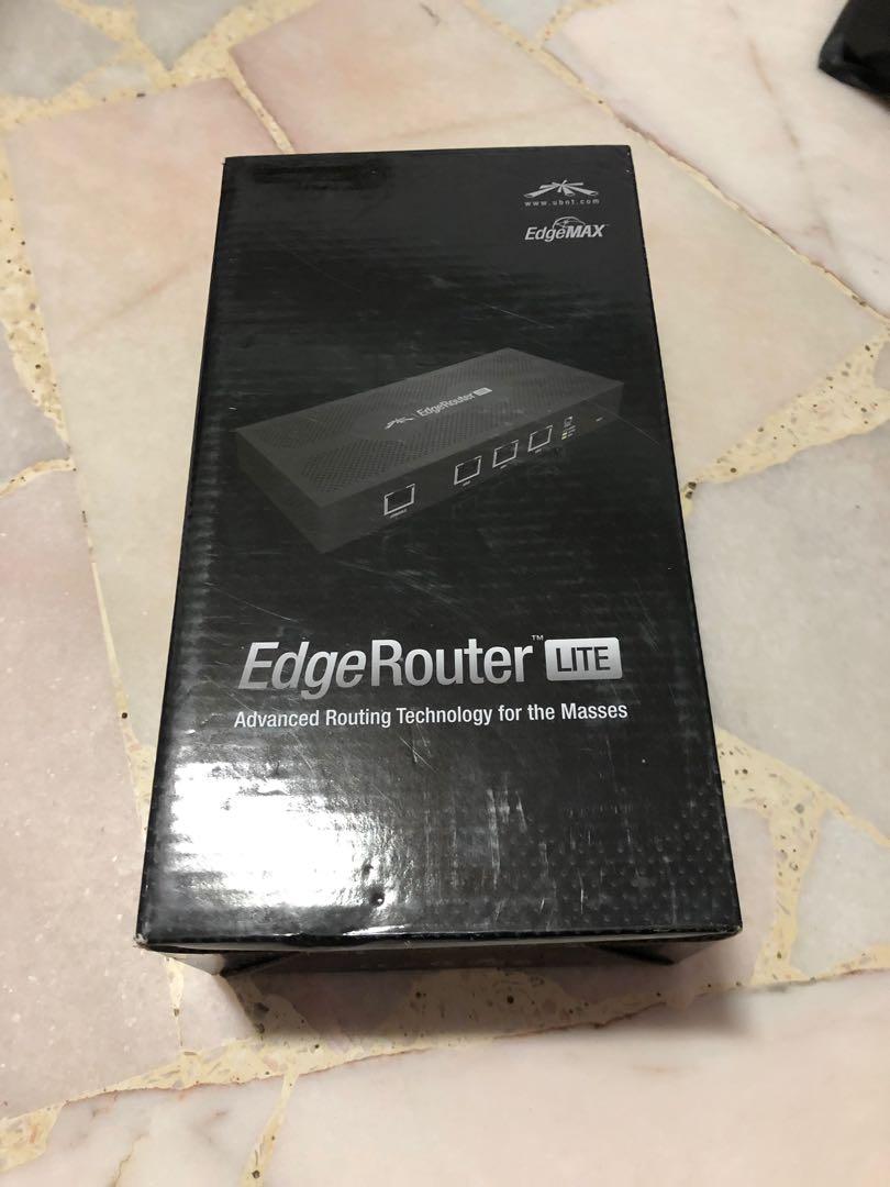 Ubiquiti edgerouter lite, Electronics, Computers, Others on Carousell