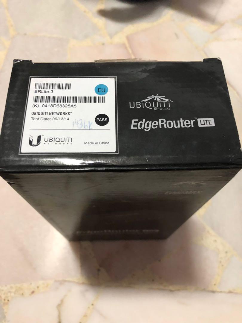Ubiquiti edgerouter lite, Electronics, Computers, Others on Carousell