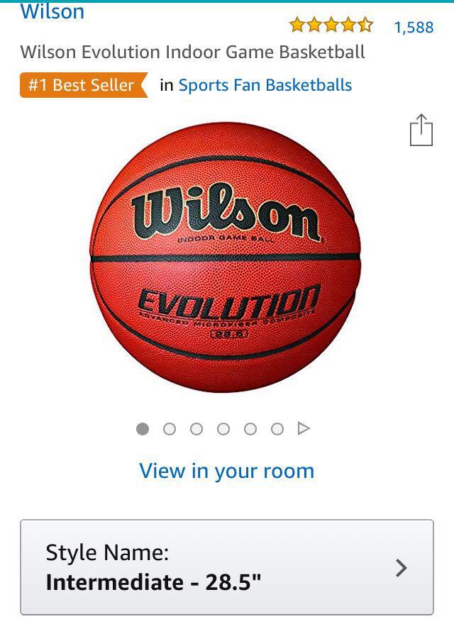 Wilson Evolution Indoor Basketball 28.5 on Sale | emergencydentistry.com