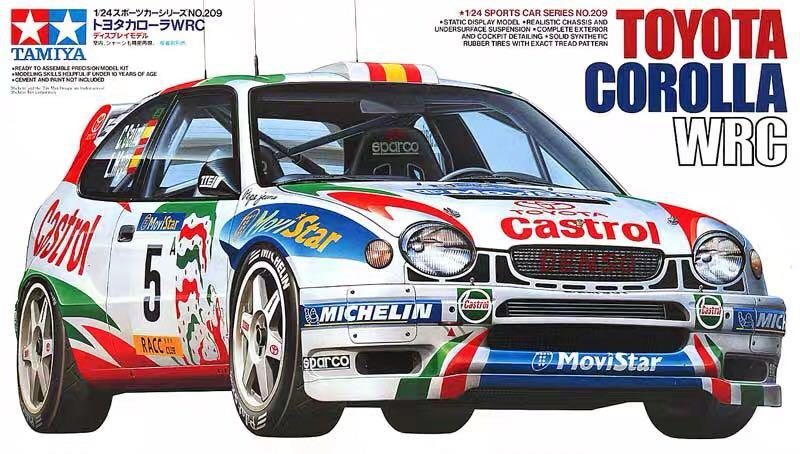 1/24 Tamiya Toyota Corolla WRC, 興趣及遊戲, 玩具 & 遊戲類 - Carousell