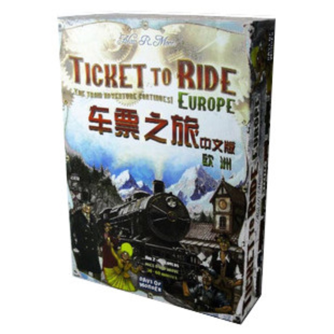 车票铁路之旅欧洲版 Ticket to ride: Europe, Hobbies & Toys, Toys & Games on Carousell