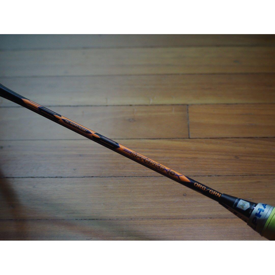 Fleet Offence Defence 10 Orange Green Badminton Racket, Sports ...