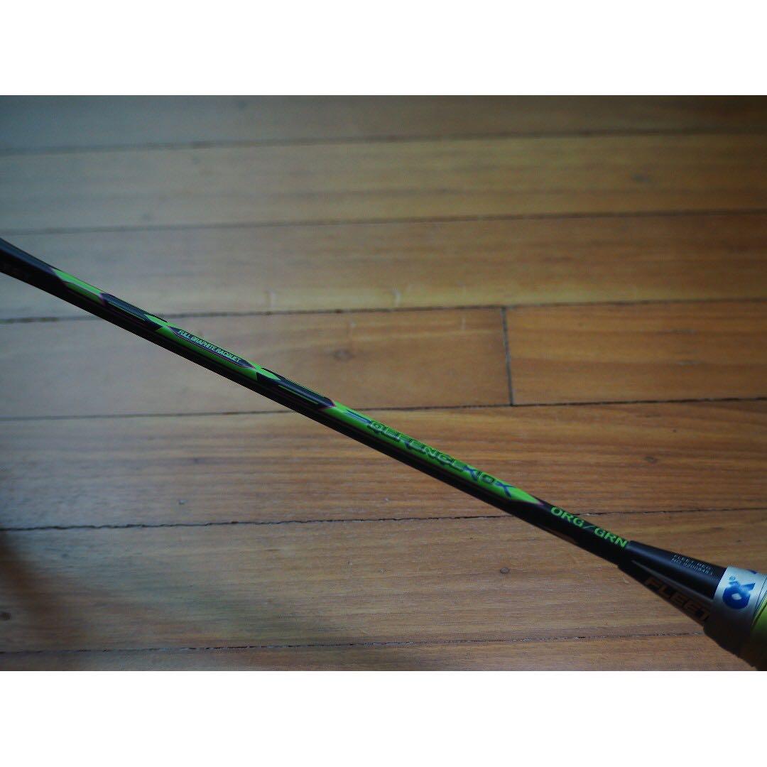 Fleet Offence Defence 10 Orange Green Badminton Racket, Sports ...