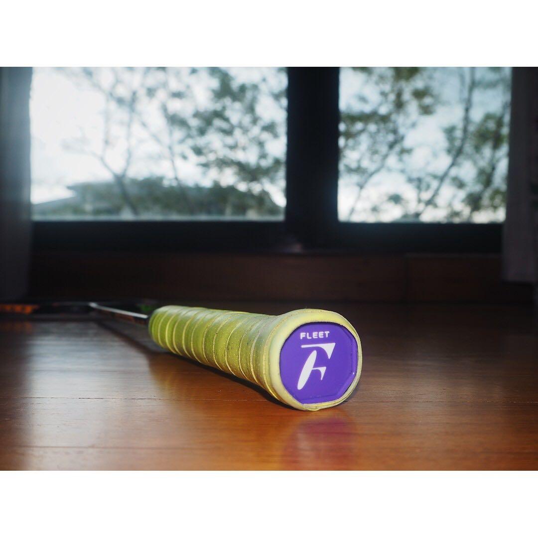 Fleet Offence Defence 10 Orange Green Badminton Racket, Sports ...