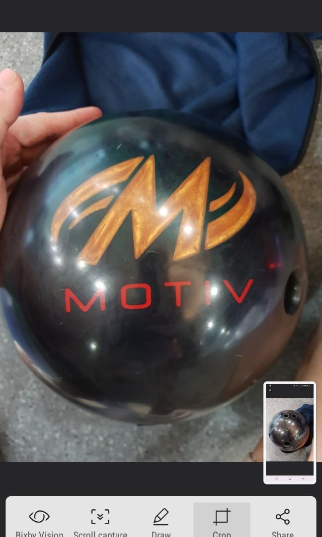 Jackal rising Motiv bowling ball 14lbs, Sports Equipment, Sports ...
