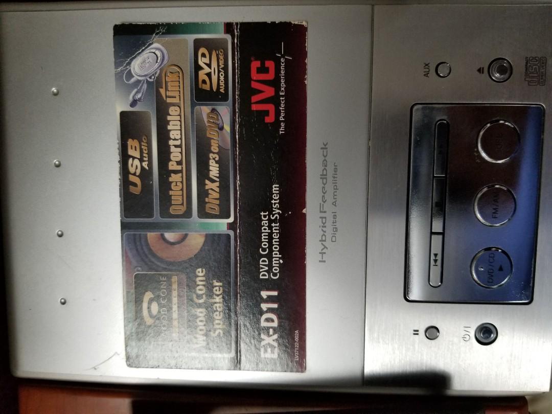 JVC DVD COMPACT SYSTEM(Mini HiFi), 音響器材, 音樂播放裝置 MP3及CD Player - Carousell