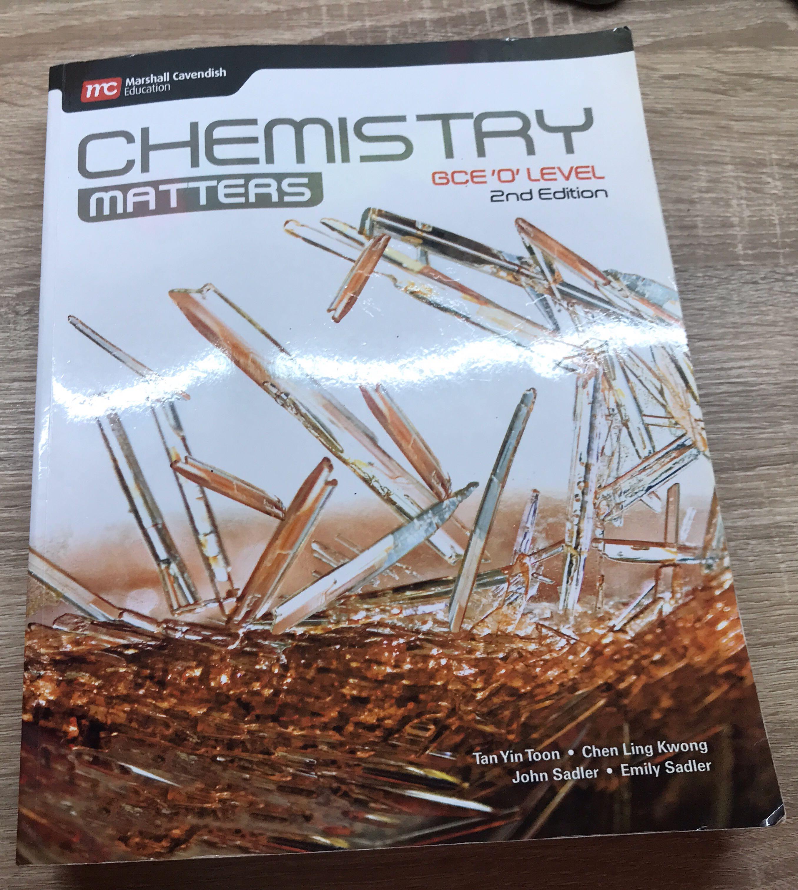Marshall Cavendish Chemistry Matters textbook (O Level), Hobbies & Toys ...