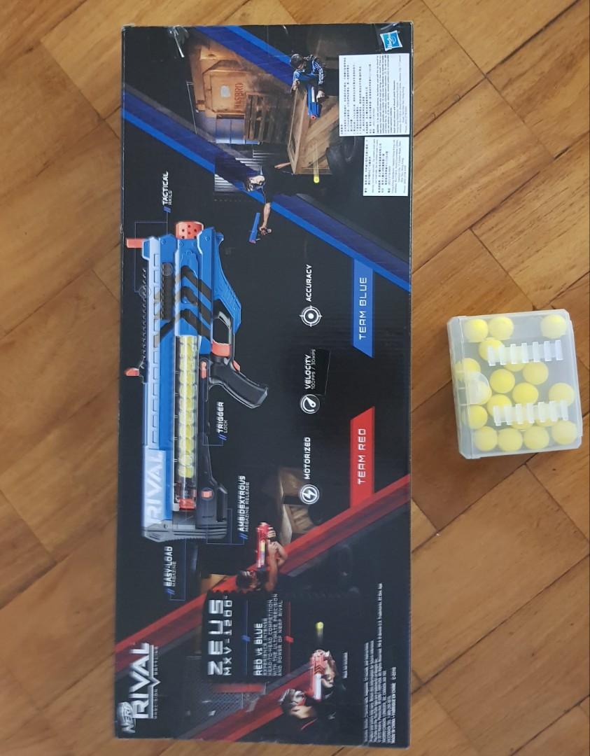 Nerf Rival Zeus MXV 1200 (blue), Hobbies & Toys, Toys & Games on Carousell