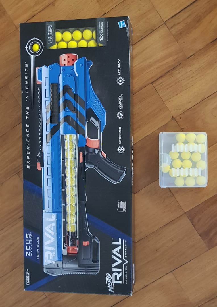 Nerf Rival Zeus MXV 1200 (blue), Hobbies & Toys, Toys & Games on Carousell