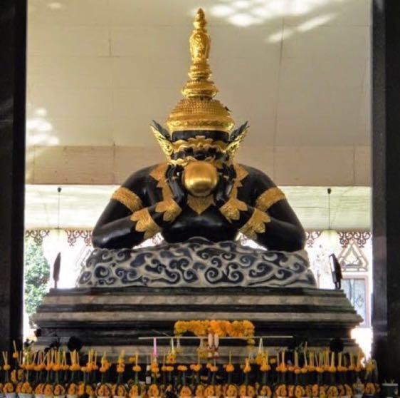 Phra Rahu Small Bucha from famous temple Wat Srithong temple (For altar ...