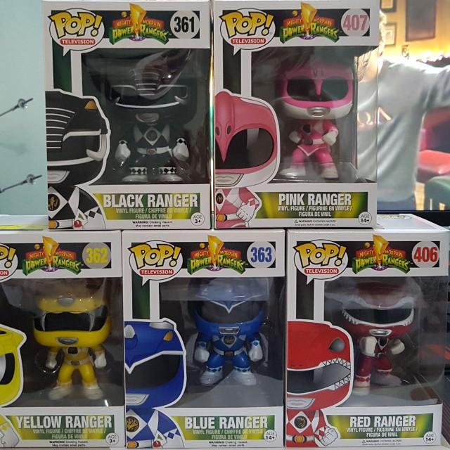 POP FUNKO SET [POWER RANGERS & JOLLIBEE], Hobbies & Toys, Toys & Games ...