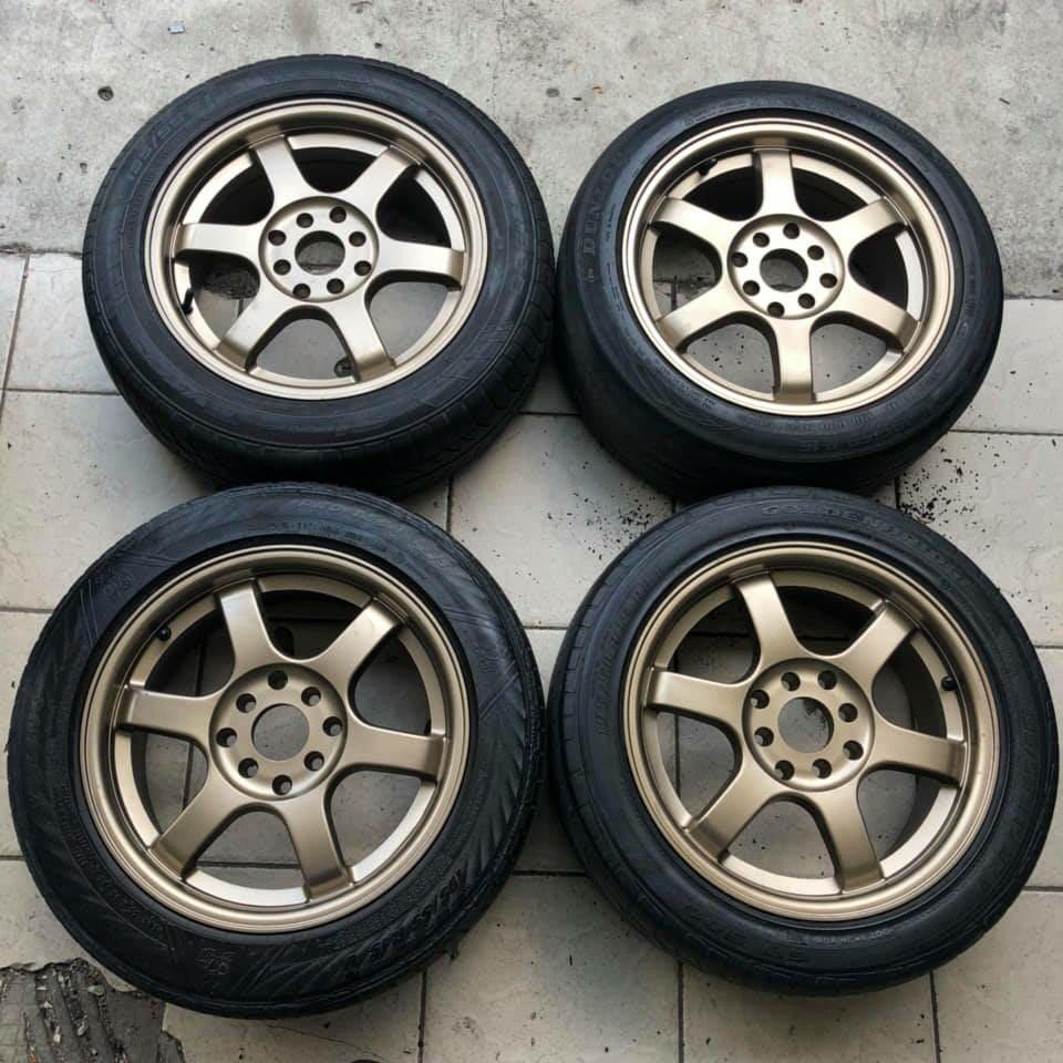 Rim TE37 15 inci, Auto Accessories on Carousell