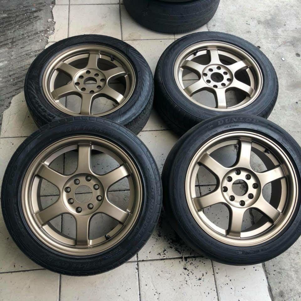 Rim TE37 15 inci, Auto Accessories on Carousell