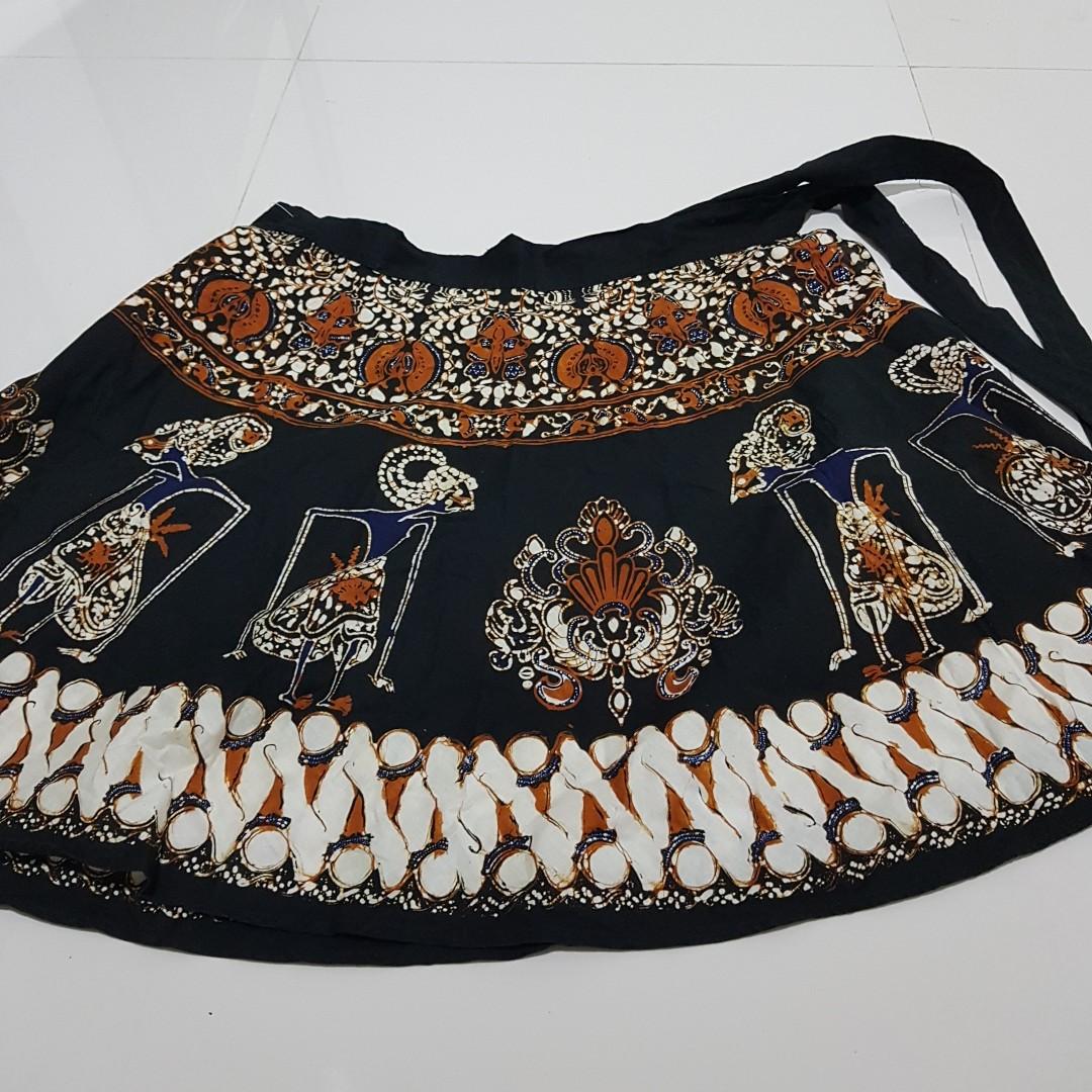Rok lilit ikat batik keris batik cap, Fesyen Wanita, Pakaian Wanita ...