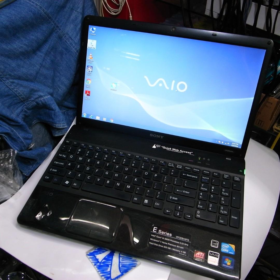 Sony VAIO E i3 500GB 4GB AMD GPU 15 Inch Sold OUT, Computers & Tech ...