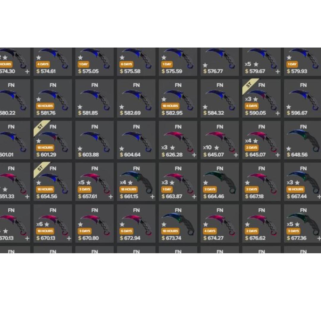 S>PINK PHASE 2 KARAMBIT DOPPLER, Video Gaming, Gaming Accessories, Game ...