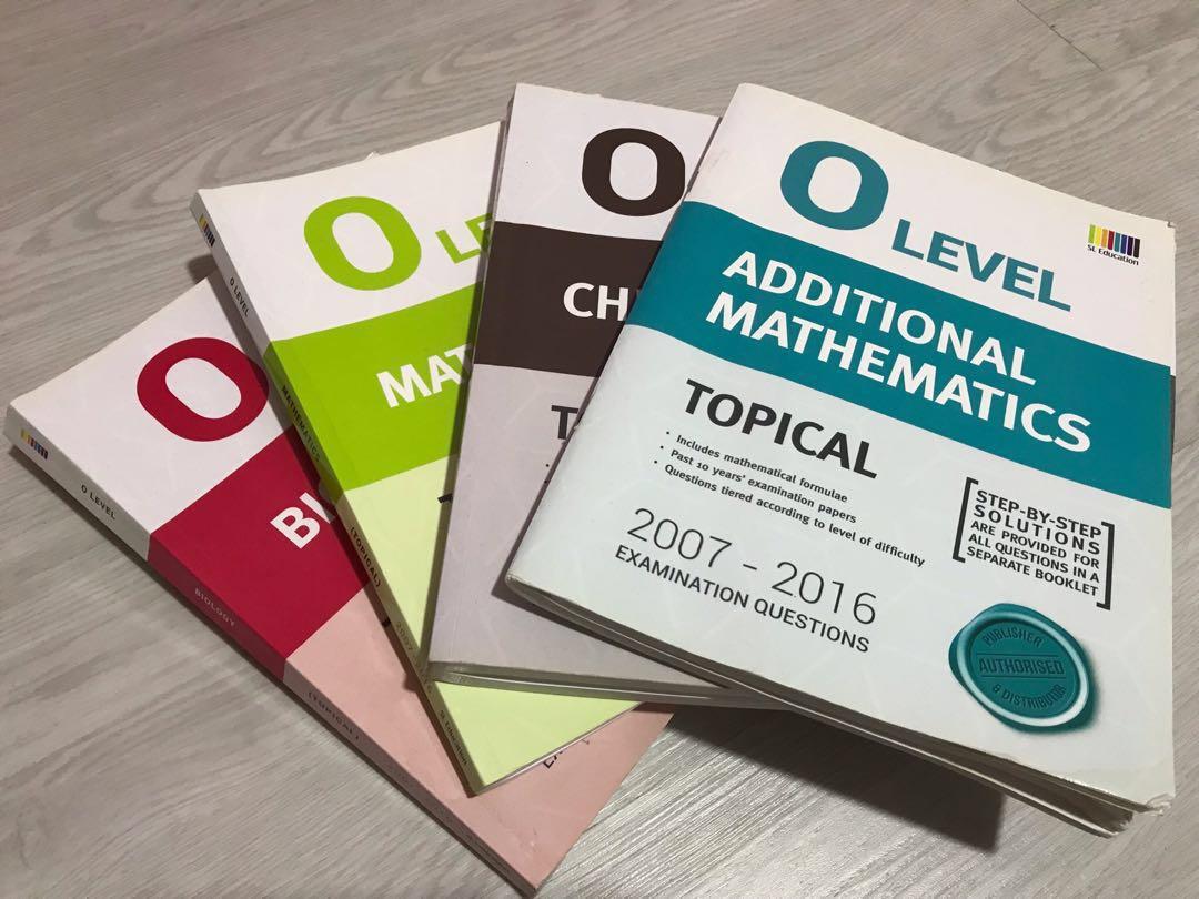Ten Year Series Secondary O Level All Subjects, Hobbies & Toys, Books ...