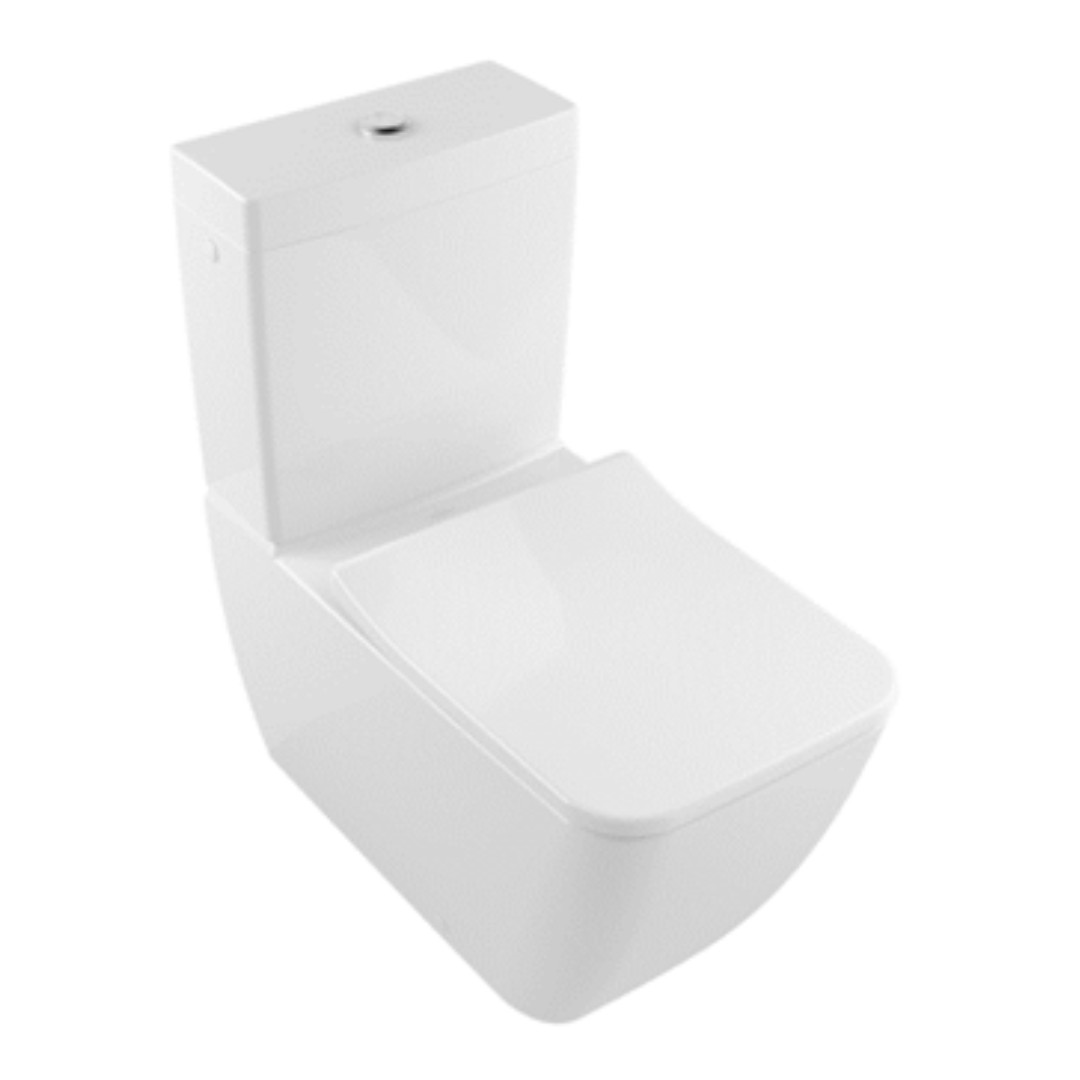 V&B Venticello Floor Standing Close Coupled WC, Furniture, Home Decor ...