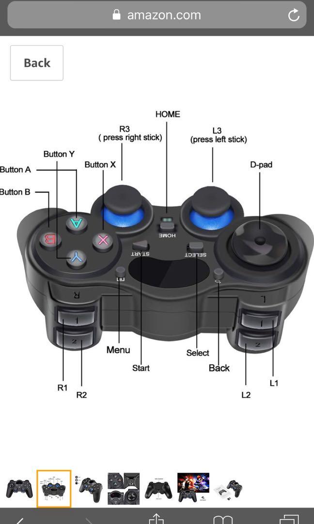 Wireless game mpad, Video Gaming, Gaming Accessories, Controllers on ...
