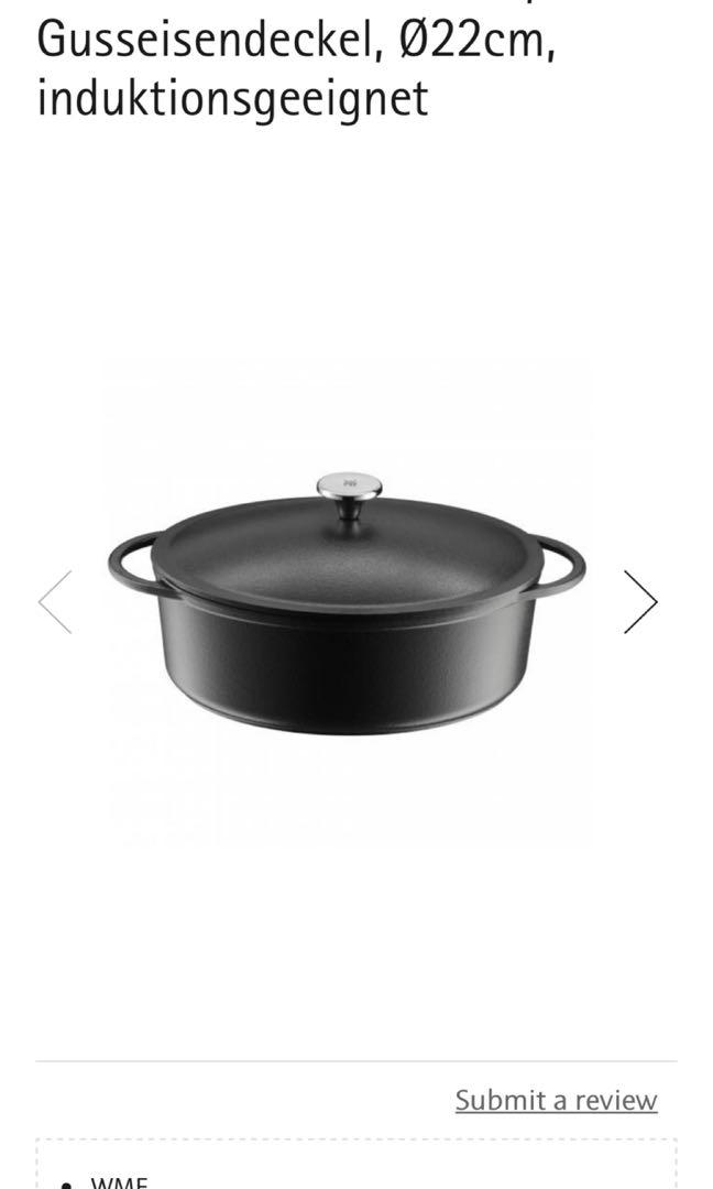 WMF Profiselect Cast Iron Roasting Pan, Furniture & Home Living ...