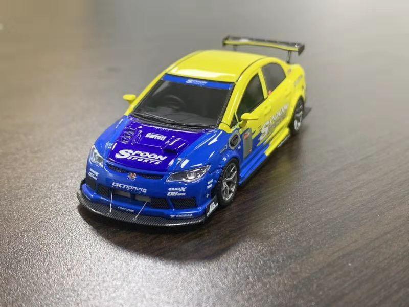 YM Model 1/64 Honda Civic FD2 Type R Spoon Sports, Hobbies & Toys, Toys ...