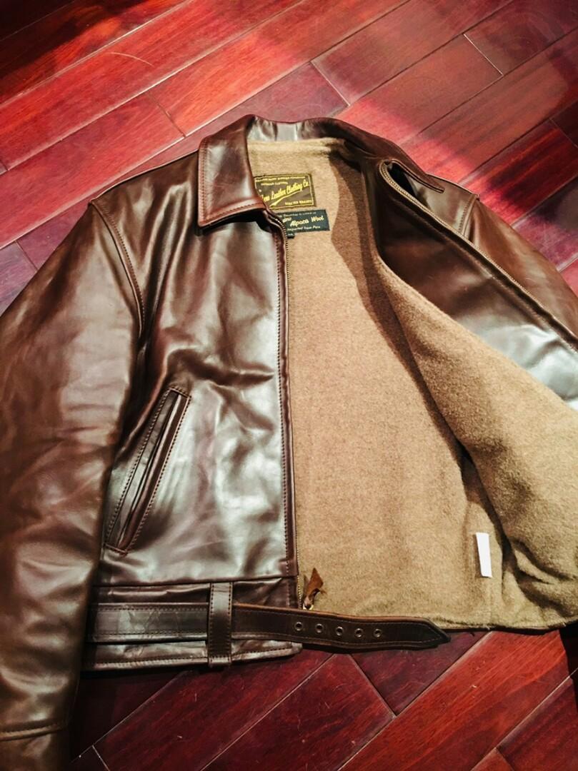 美品Aero leather復古馬皮皮衣 羊駝毛內裡 schott lewis buco Eastman參考, 他的時尚, 外套、夾克、大衣在旋轉拍賣