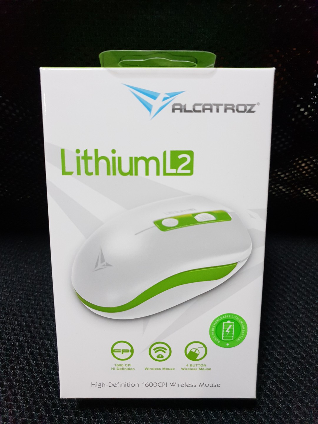 Alcatroz Lithium L2 - Wireless Mouse (WHITE GREEN), Computers & Tech ...