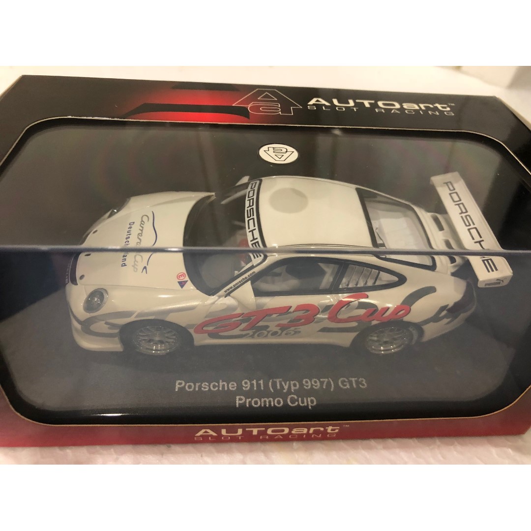 AUTOart 1/32 analogue white Porsche 911 slot car, Hobbies & Toys, Toys ...