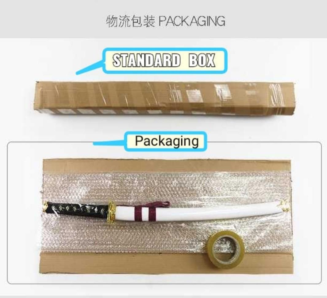 Bleach Ichigo Kurosaki Zanpakuto Tensa Zangetsu ( Cosplay Wooden Sword ...