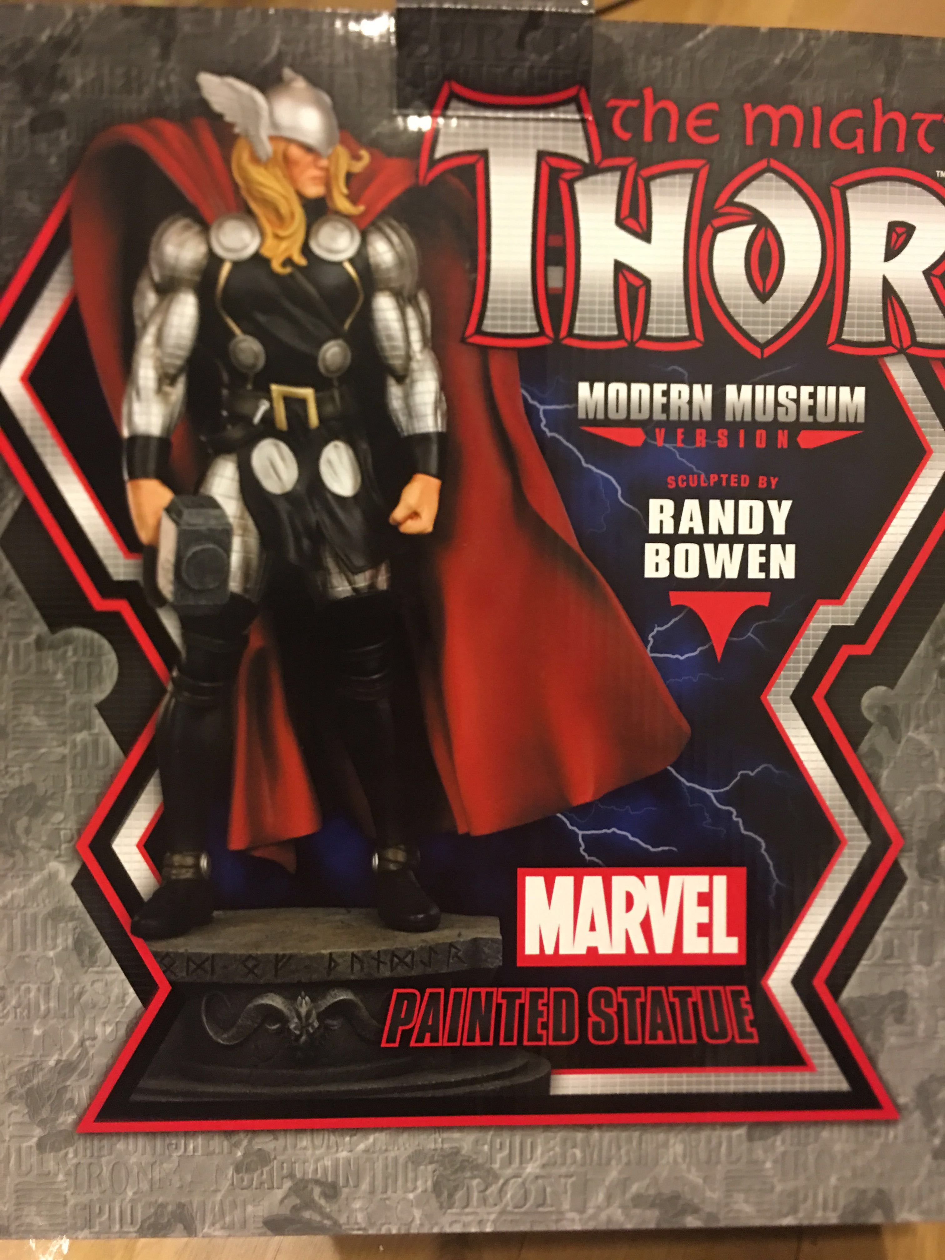 Bowen modern thor statue, Toys & Games, Bricks & Figurines on Carousell