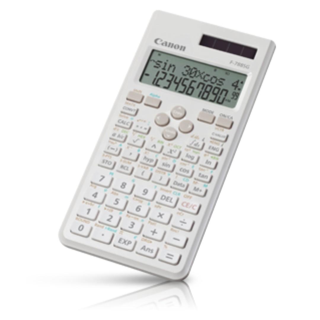 Canon Calculator Scientific F-788SG - 2-Line Display Scientific ...