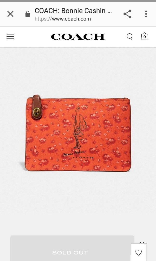 Coach bonnie cashin collab clutch, Women's Fashion, Bags & Wallets ...