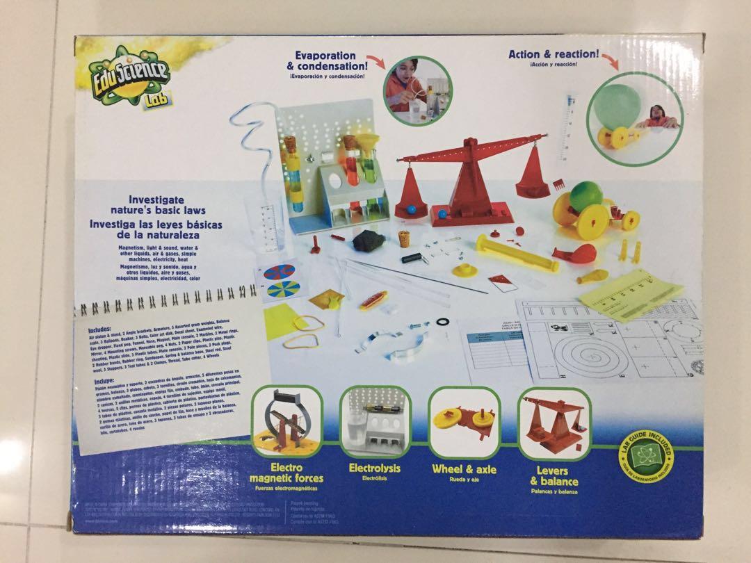 EduScience Lab Deluxe Physics Kit Science Experiment Kit, Hobbies ...