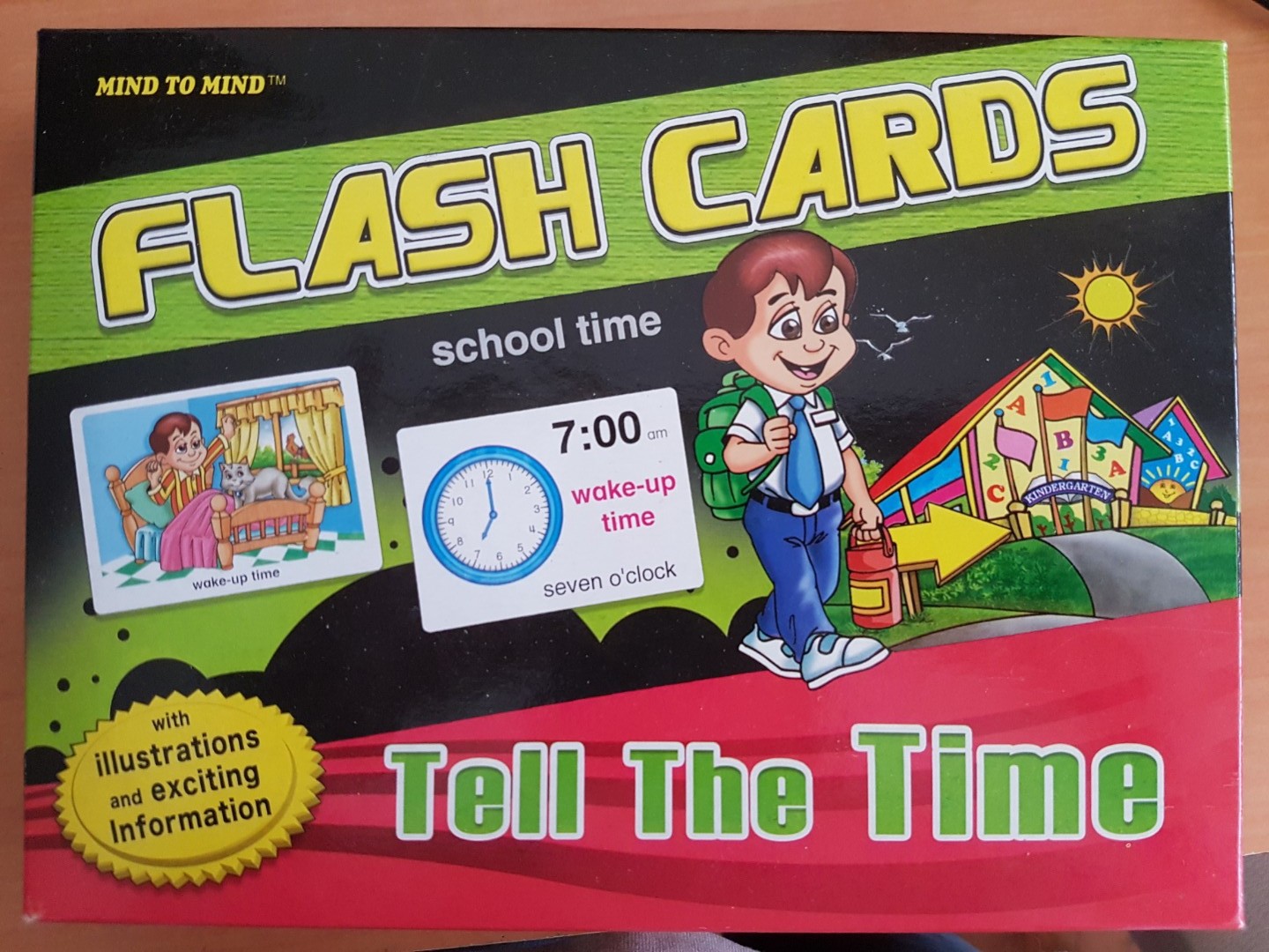 Flash Cards to tell the time, Hobbies & Toys, Toys & Games on Carousell