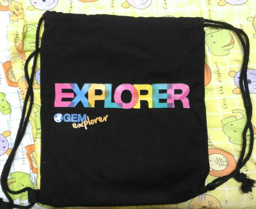 GEM Explorer Drawstring Bag #blessing, Women's Fashion, Bags & Wallets ...